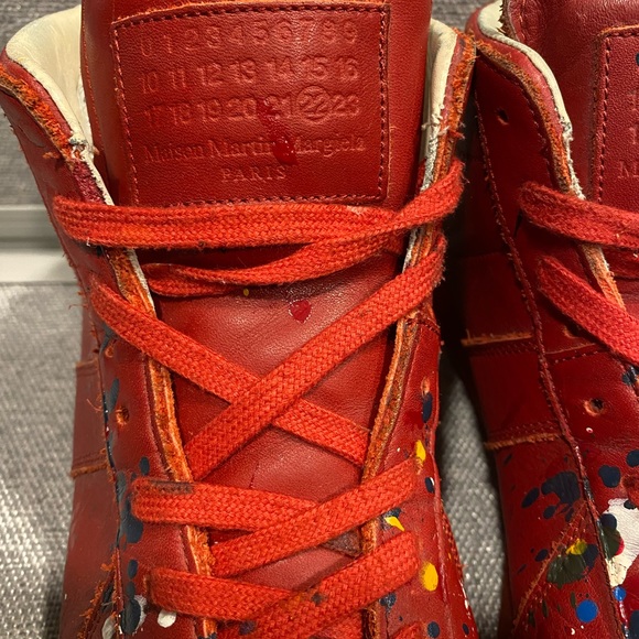 Maison Martin Margiela | Shoes | Maison Martin Margiela Paint Splatter ...